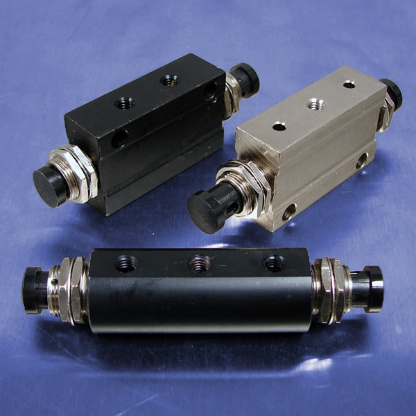 Double Push Button (10-32 F, 4-Way Valves) | Double Push Button (10-32 F, 4-Way Valves) | Pneumadyne